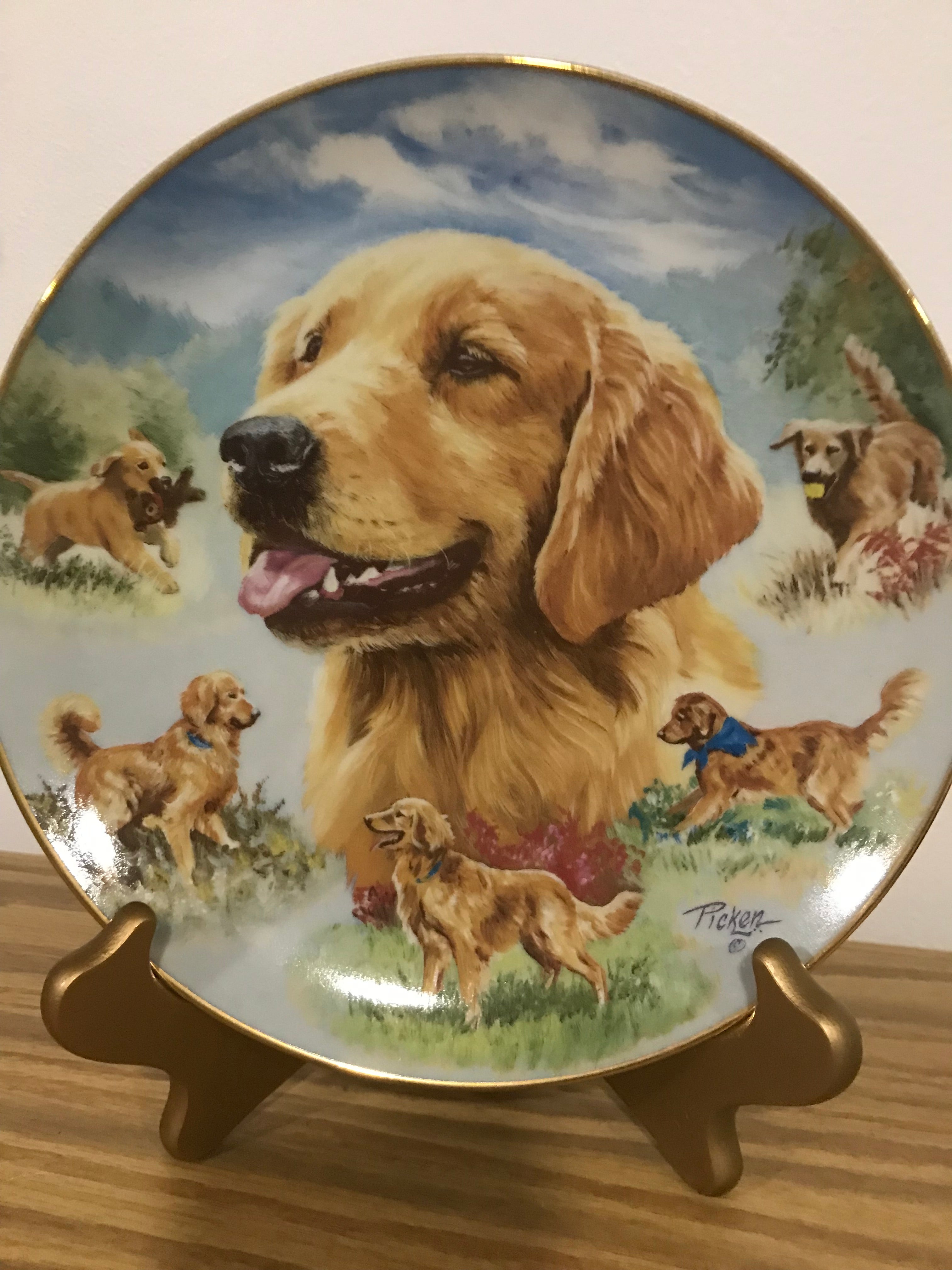 Collector Plates, Dog – Dens and Friends